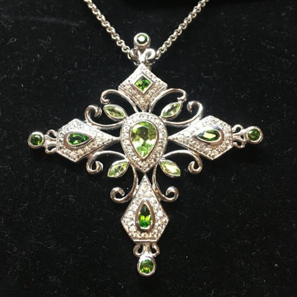 Chuck Clemency | Jewelry | Vintage 925 Silver Peridot Chuck Clemency ...
